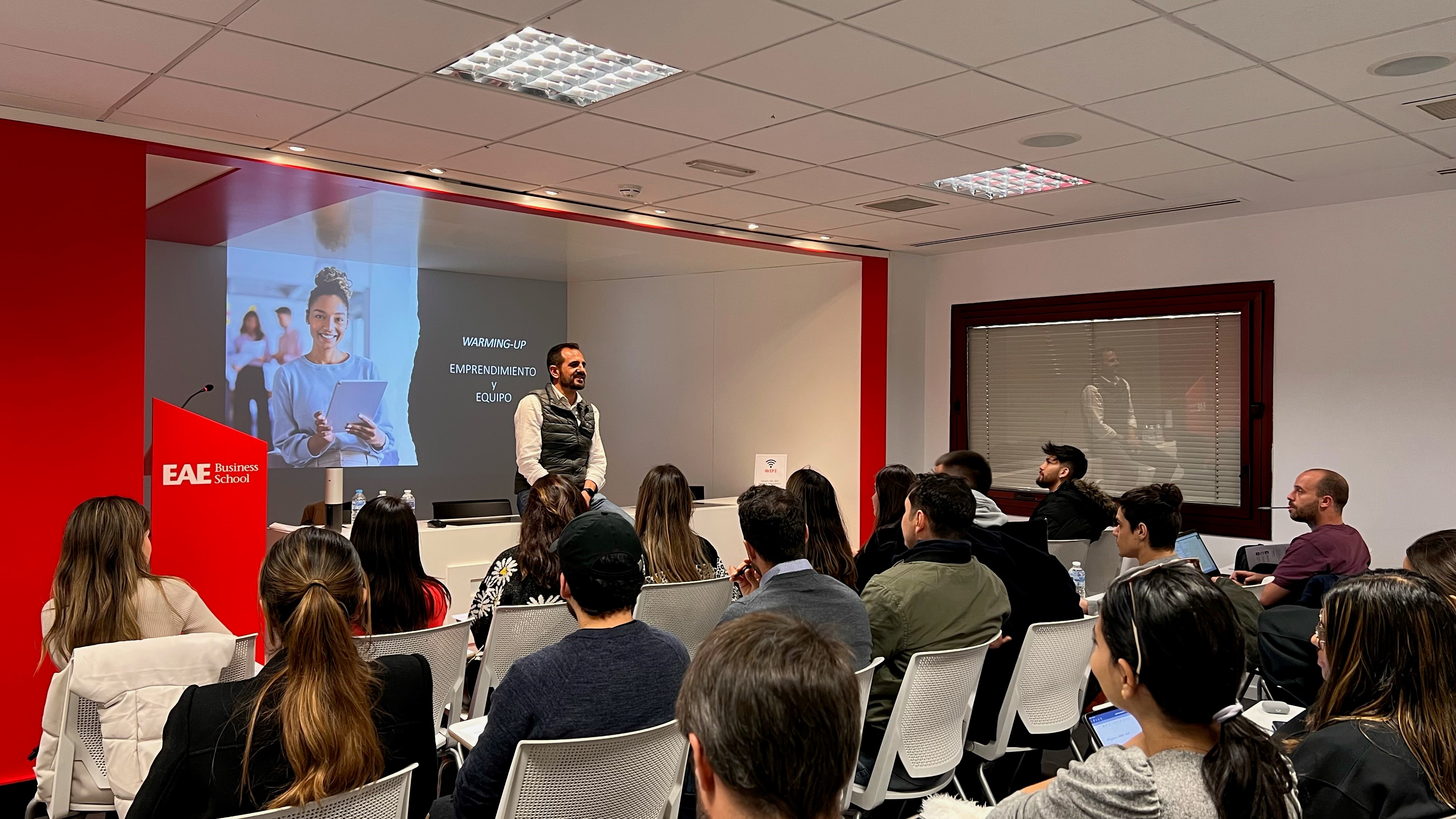 45 alumnos de EAE Business School Madrid participan en el Workshop Teaming Up | EAE Madrid